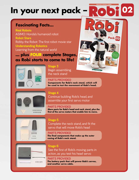 Build your own Robi Robot | De Agostini | ModelSpace