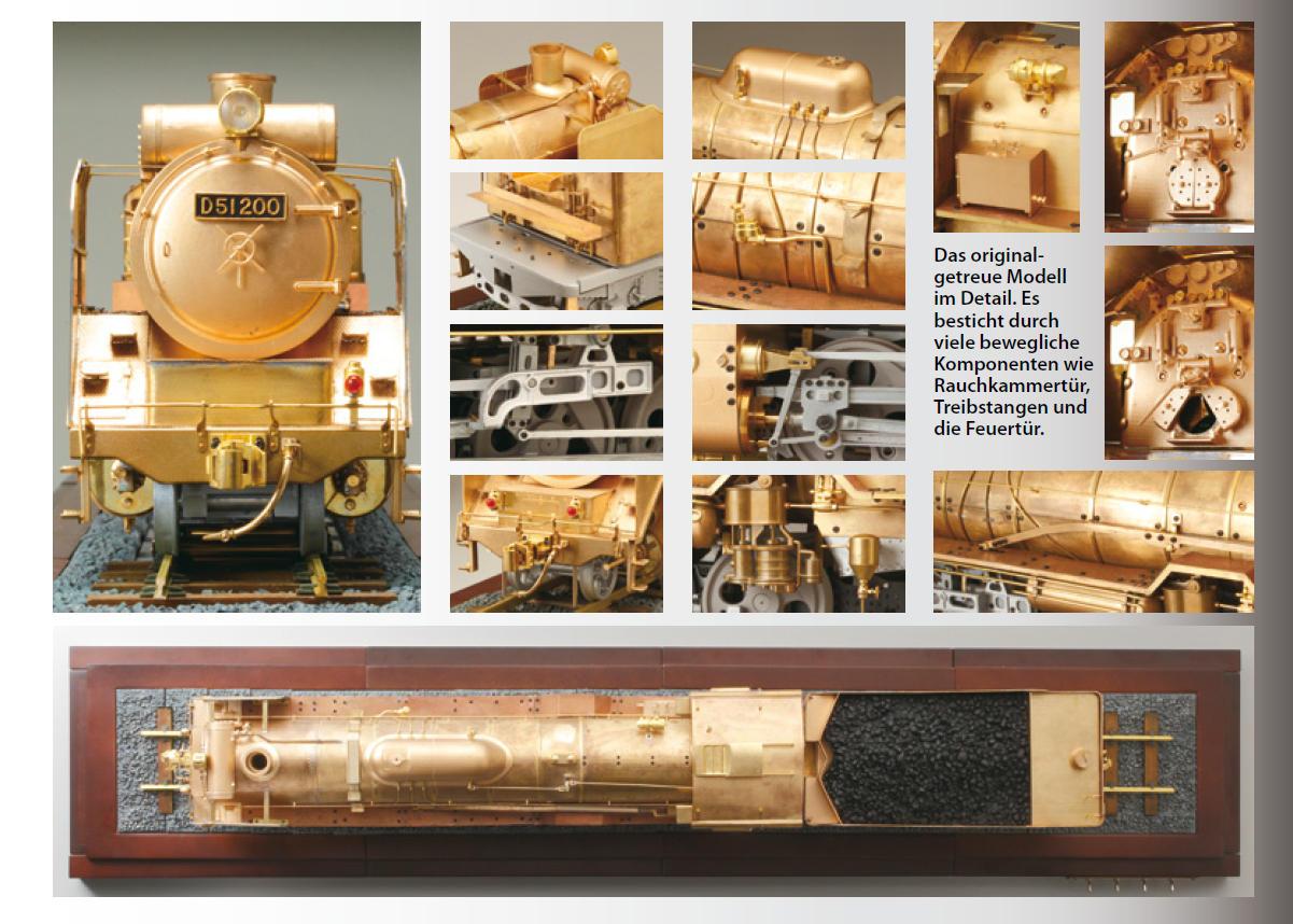D51 200 Lokomotive | 1:24 Modelleisenbahn | DeAgostini ModelSpace